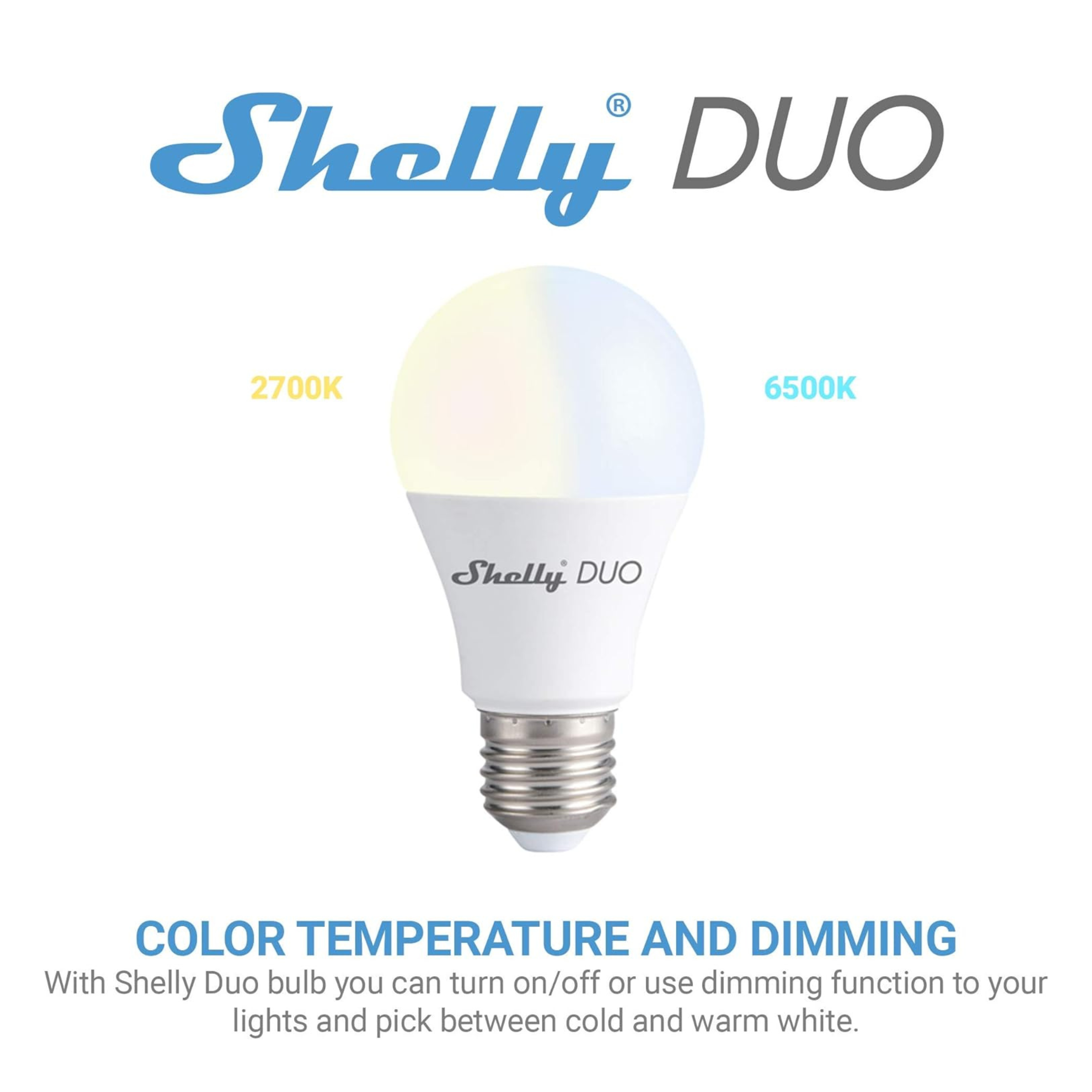 WiFi Bulb – Shelly Duo – Smart Home Tanzania