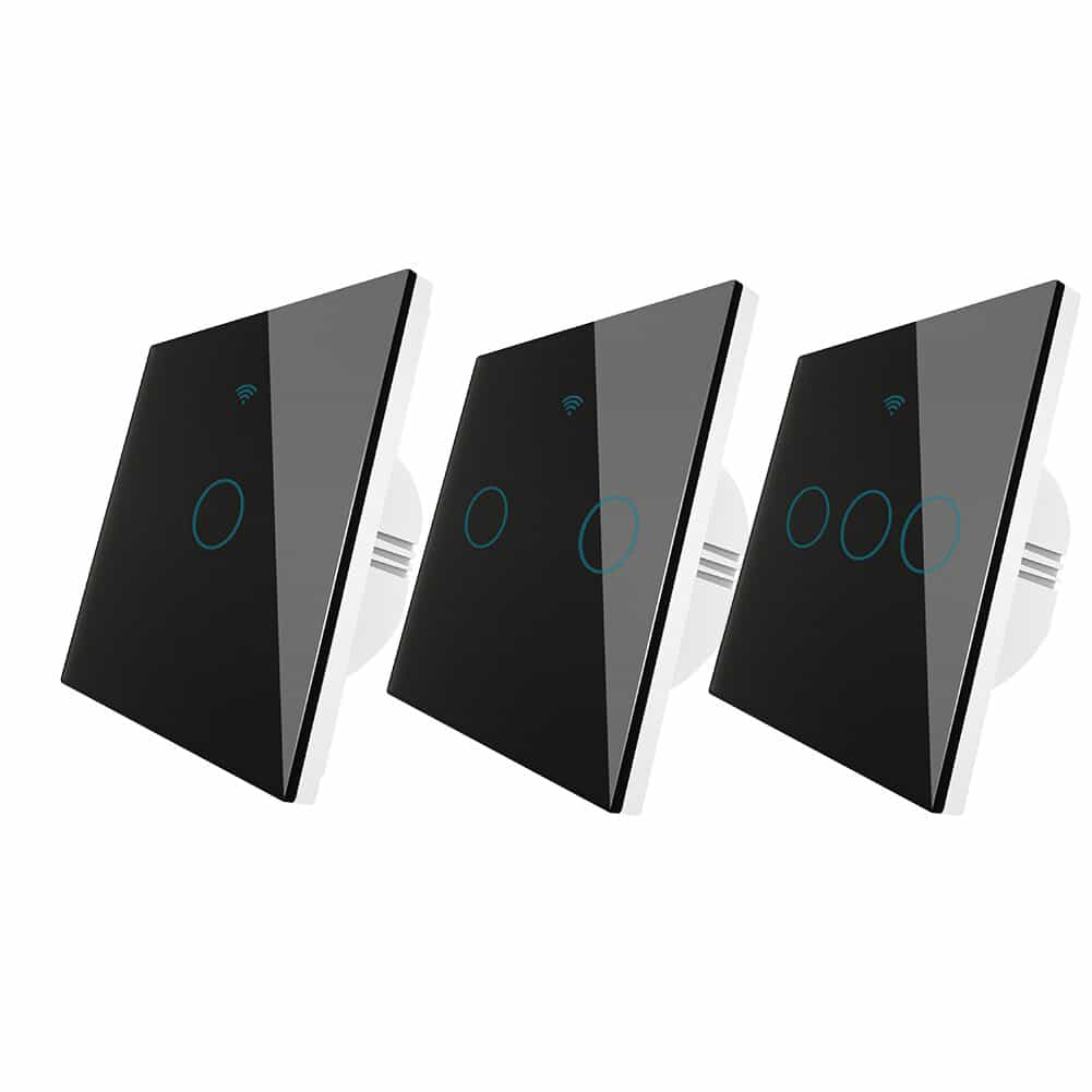Zigbee Touch Switch – Black Switch – Smart Home Tanzania